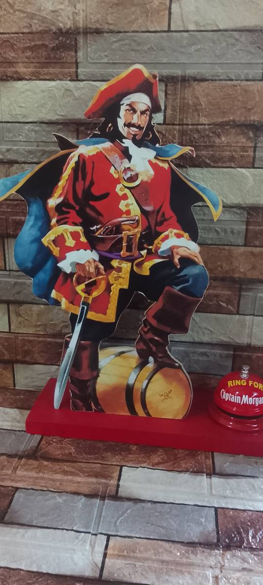 Other Antiques & Collectables - captain morgan standing sign with bell ...